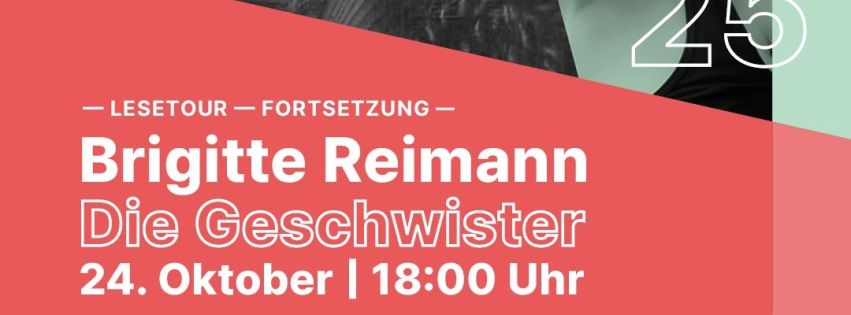 „Die Geschwister“ von Brigitte Reimann in einer Lesung mit Elisa Ueberschär